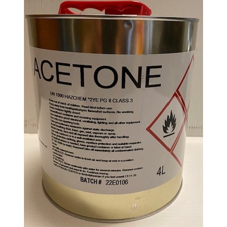 ACETONE 4L – Nautical Marine Sales