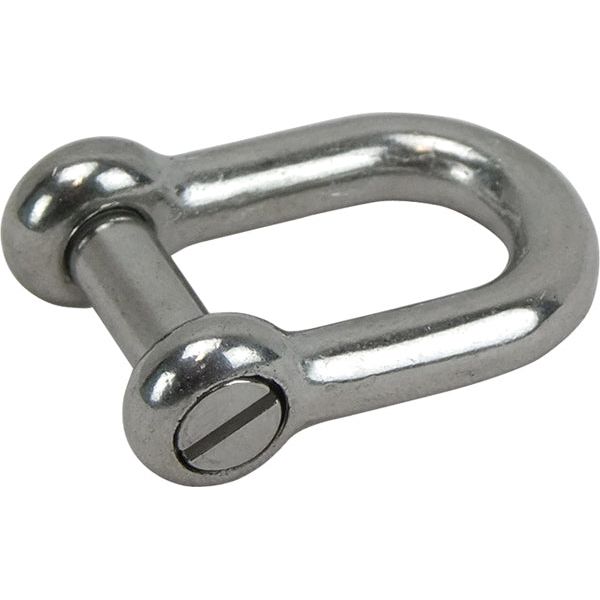 SHACKLE D CSK PIN 4MM S/S G316 – Nautical Marine Sales