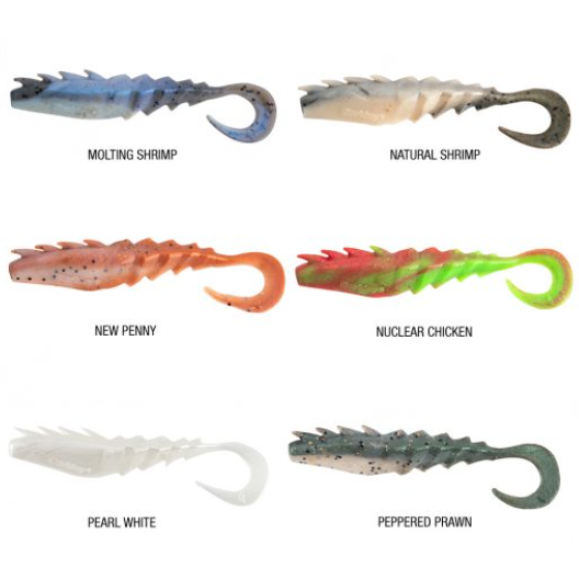 BERKLEY GULP 5" NEMESIS PRAWN CURL TAIL PEPPERED PRAWN – Nautical ...
